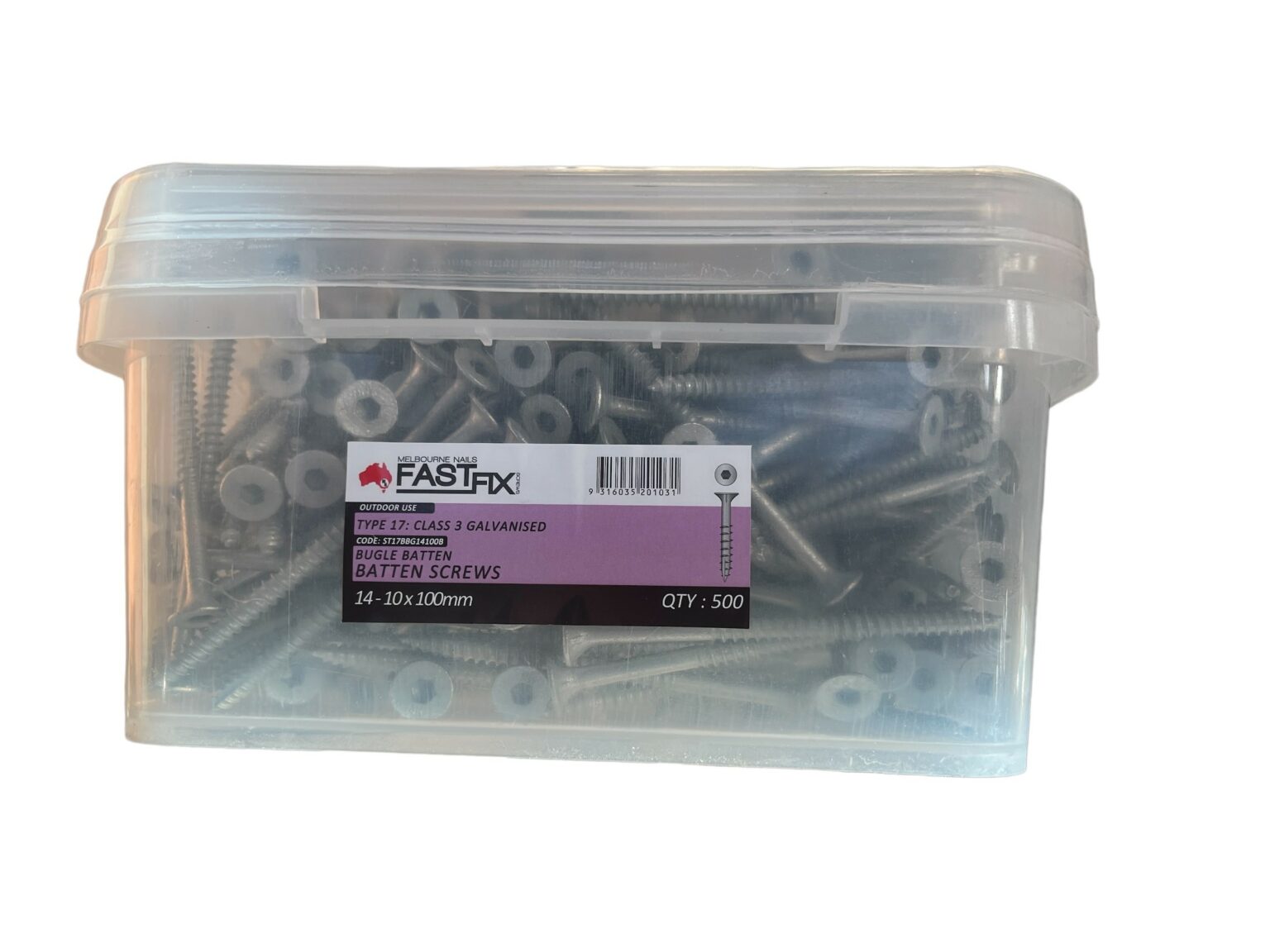 Fast Fix - Bugle Batten Screws 14-10 x 100mm 500PK | Tile Importer ...