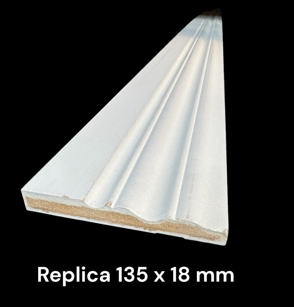 PRIMED MDF - Replica Profile Various Dimensions 5.4 metres | Tile Importer Timber Merchant