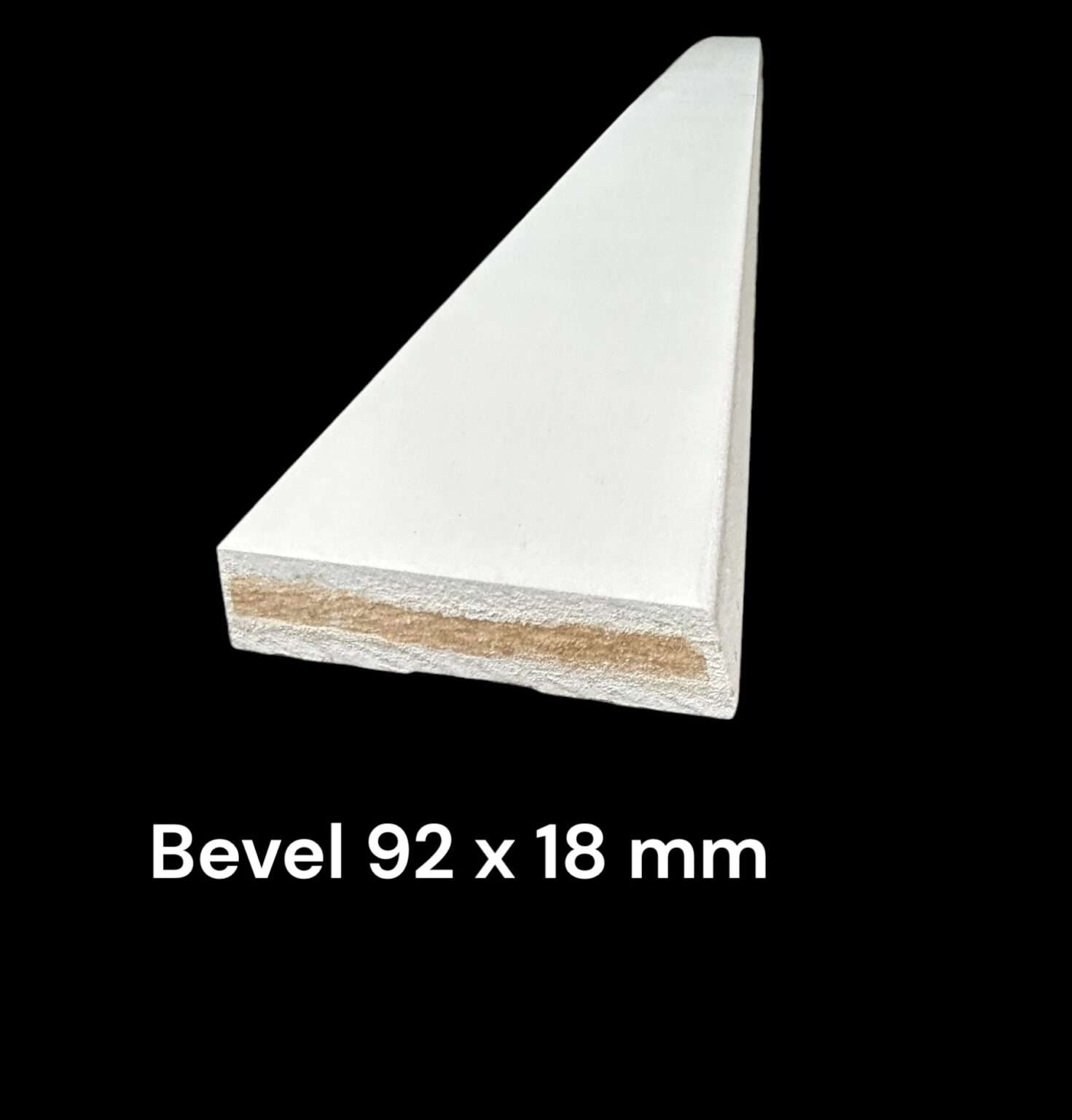 PRIMED MDF - Bevel Profile Various Dimensions - 5.4 metres | Tile ...
